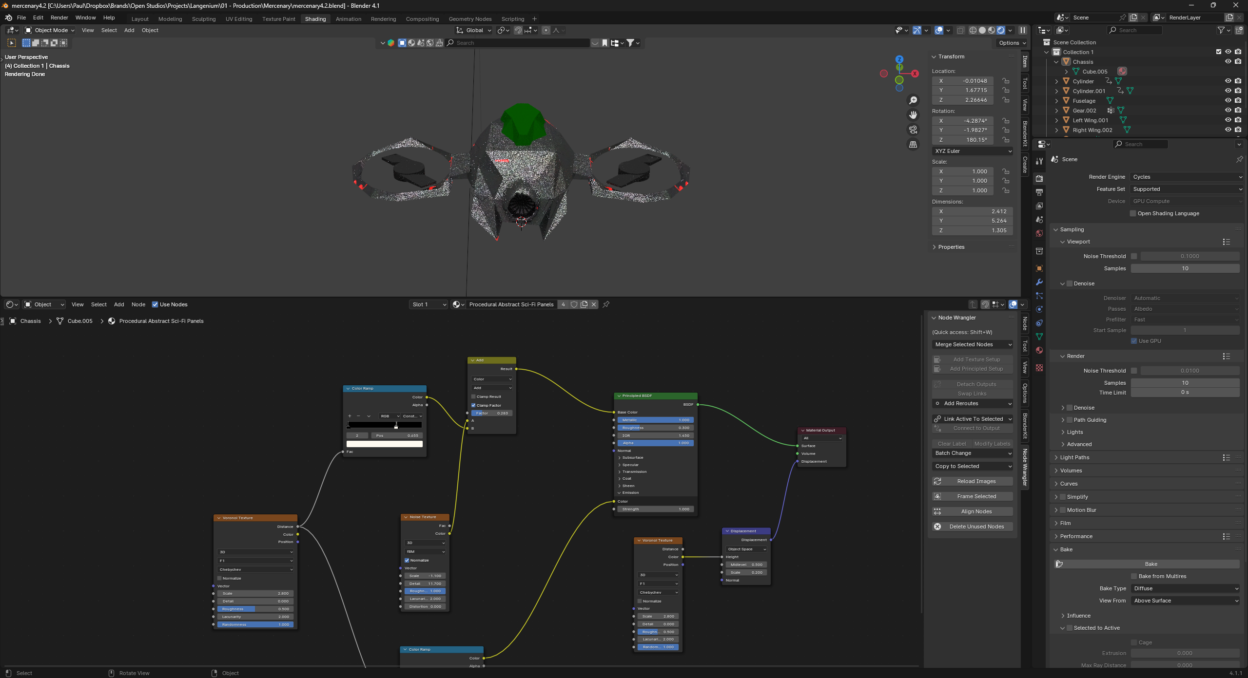 How to implement Blender Principled BSDF Materials in Three.js (WebGL)